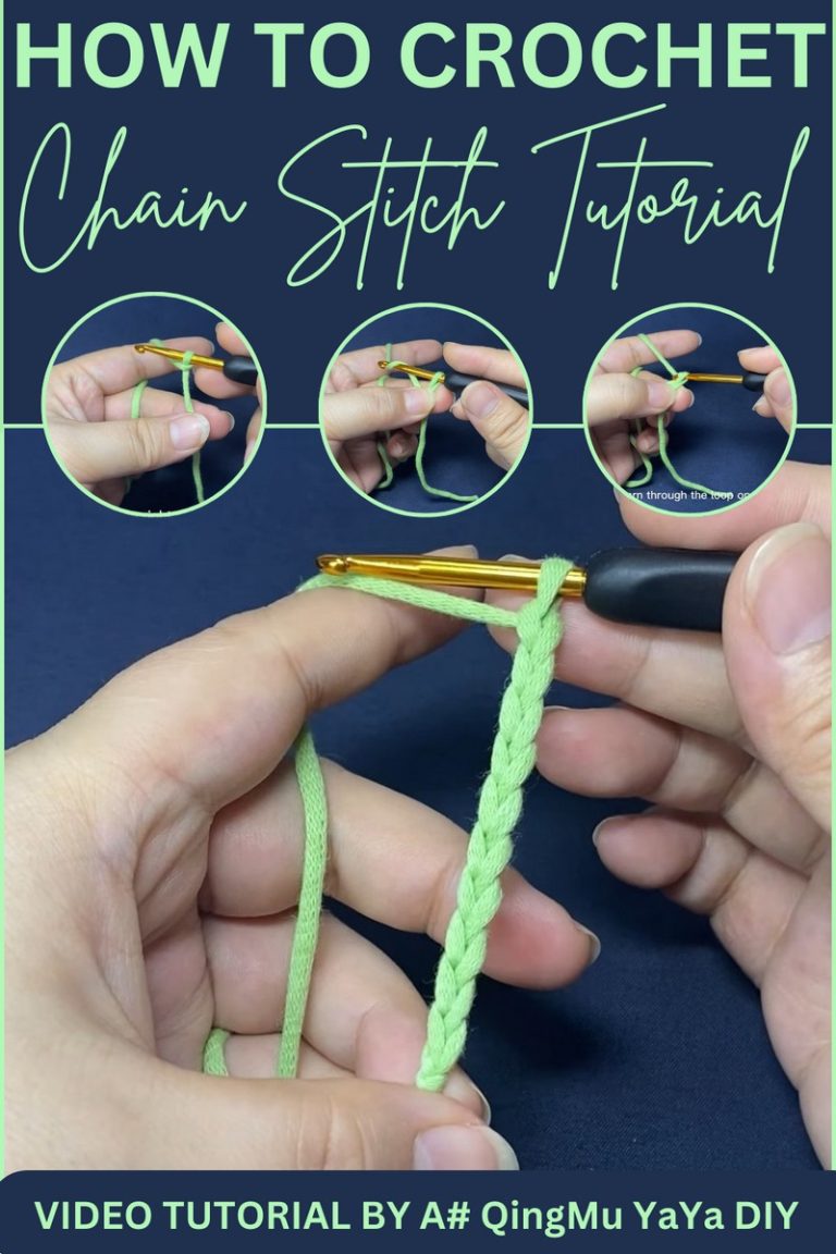 How to Crochet Chain Stitch (Step-by-Step Tutorial) - The Amigurumi